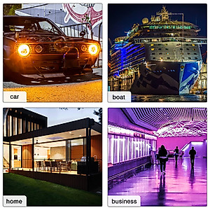 SURLED Dimmer Switch 12 Volt DC for LED RV Lights Interior, Dimmer Knob Waterproof IP65, Suitable for Camper, Recreational Vehicle, Boat, Auto, Truck, Marine and Strip Lighting