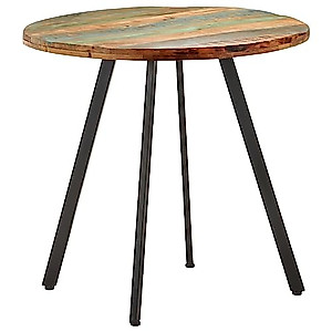 AJSEOYBS Dining Table,Dining Room Table,Spacious Desktop, Kitchen Table, Ideal for Living Room, Dining Room and Restaurant,Dining Table 31.5" Solid Reclaimed Wood