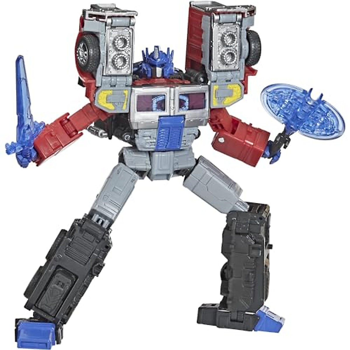 Transformers Toys Generations Legacy Series Leader G2 Universe Laser Optimus Prime Action Figure - Kids Ages 8 and Up, 7-inch