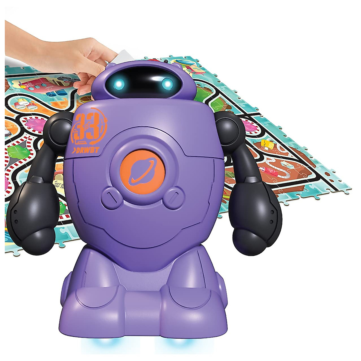 OWI Inc SCRIB, Line Following Sensor Robot, Educational STEM Birthday Kits Ages 3 and Up, 70 Piece Puzzle