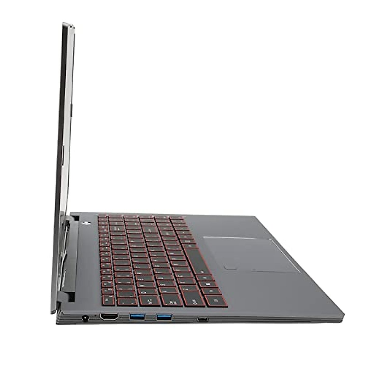 15.6 Inch Laptop, Fingerprint Reader Backlit Keyboard 16G Running Memory Notebook Computer 100‑240V FHD IPS 8000mAh for Business (16+1TB US Plug)