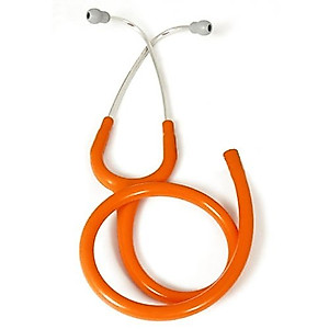 (Stethoscope Binaural) Replacement Tube by Reliance Medical compatible with Littmann® Classic II PEDIATRIC, Classic II SE, Select, Master Classic II, and Infant Stethoscope - ORANGE TUBING