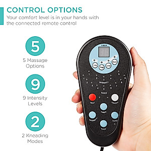 Best Choice Products Faux Leather Electric Massage Recliner w/Stool Footrest Ottoman, Remote Control, 5 Heat & Massage Modes, Side Pockets - Black