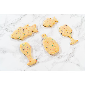 Bakerpan Stainless Steel Fish Cookie Cutter Shapes - Set of 2