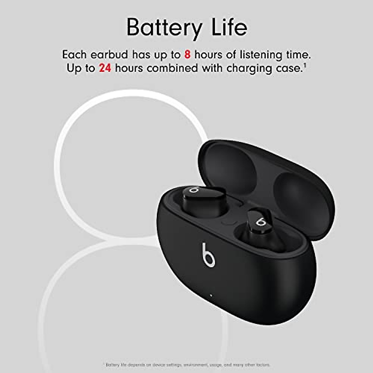 Beats Studio Buds - True Wireless Noise Cancelling Earbuds - Black with AppleCare+ (2 Years)