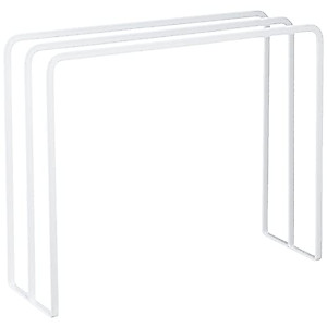 Yamazaki Dish Home Dishcloth Hanger | Steel | Towel Holder, One Size, White