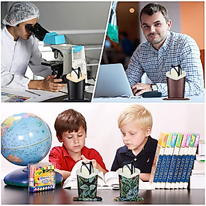 Weewooday 6 Pack Plush Lined Eyeglasses Holder Stand for Glasses Leather Reading Stand Case Protective Glasses Case (Lovely)