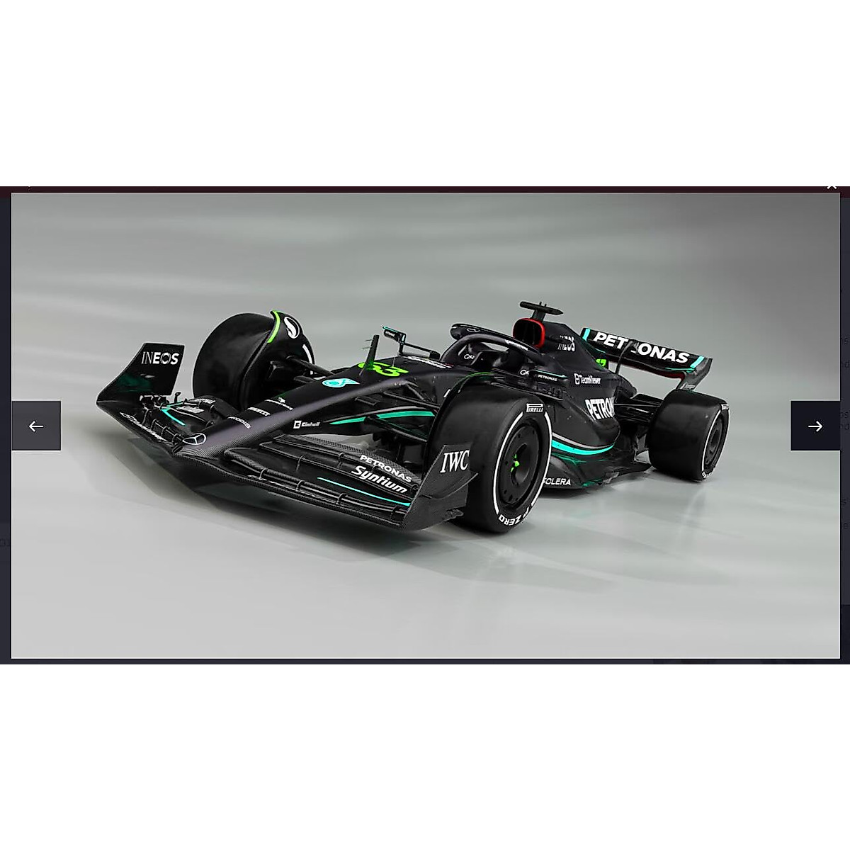 Xiangtat Bburago 1:43 F1 Team W14 2023 63# George Russell Alloy Car Die Cast Model Collection Gift (W14 63#)