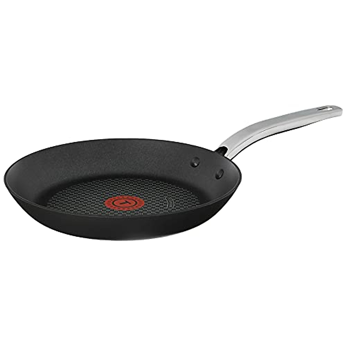 T-fal C51705 ProGrade Titanium Nonstick Thermo-Spot Dishwasher Safe PFOA Free with Induction Base Fry Pan Cookware, 10-Inch, Black -
