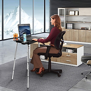 Tabletote Plus Portable Compact Lightweight Adjustable Height Laptop Notebook Computer Stand Table Desk