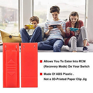 RCM Jig for Nintendo Switch, EMiEN RCM Clip Short Connector RCM Tool for Nintendo Switch NS Recovery Mode