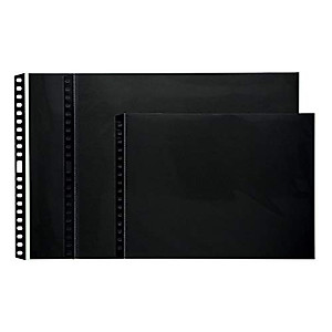 ProFolio by Itoya, Art ProFolio PolyGlass, 10-Pack Multi-Ring Binder Refill Pages - Portrait, 8.5 x 11 Inches