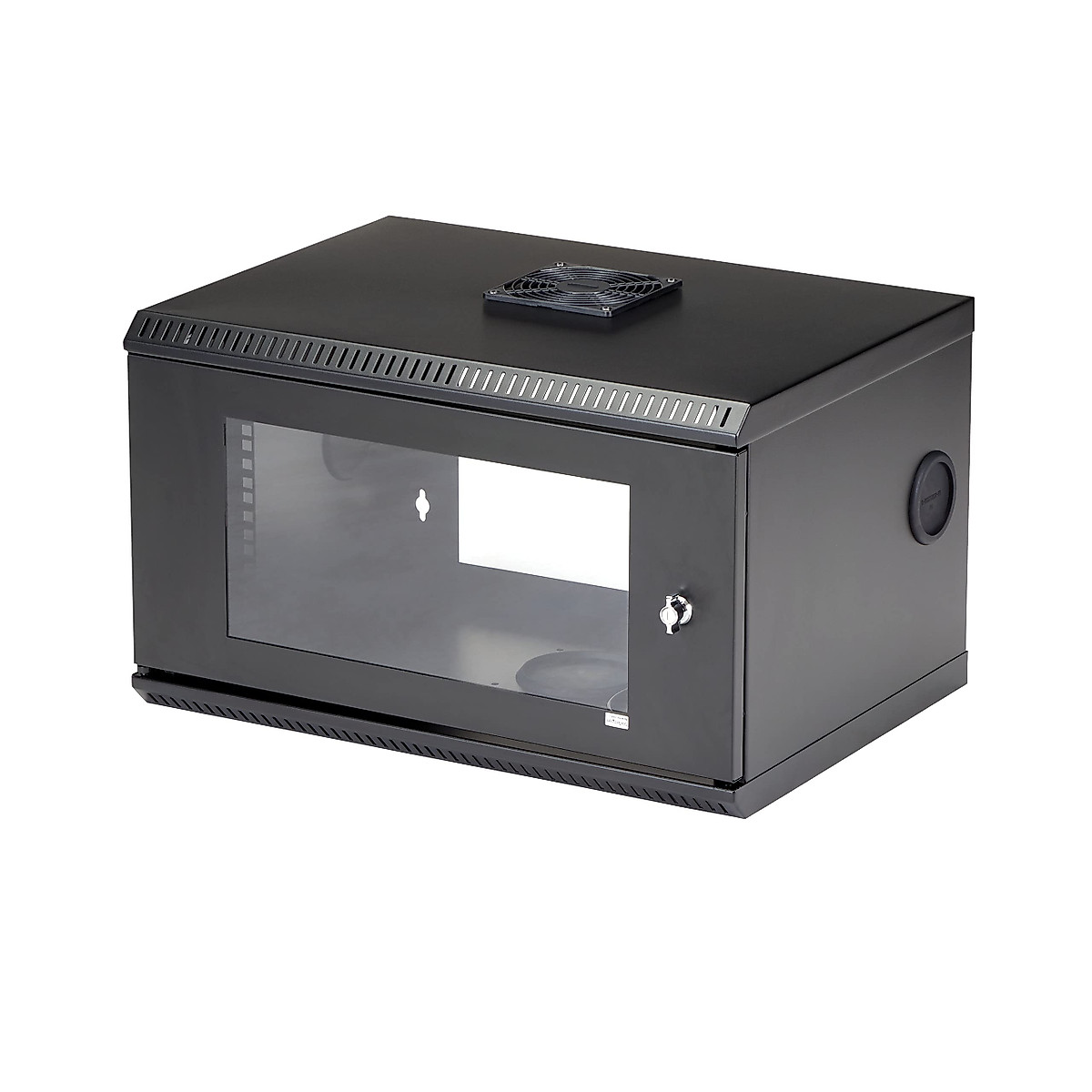 StarTech.com 2-Post 6U Wall Mount Network Cabinet w/ 1U Shelf, 19" Wall-Mounted Server Rack for Data Computer Equipment