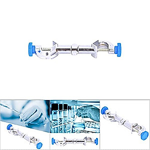 Lab Stand Clamp Holder, Excellent Workmanship Durable Metal Grip Lab Stands Clamps Lab Metal for Flask Clamp