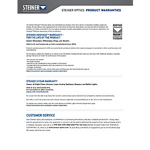 Steiner HX Series Binoculars, Versatile, Clear, High Precision Adventure Optics for Low Light and Daylight Situations, 10x42