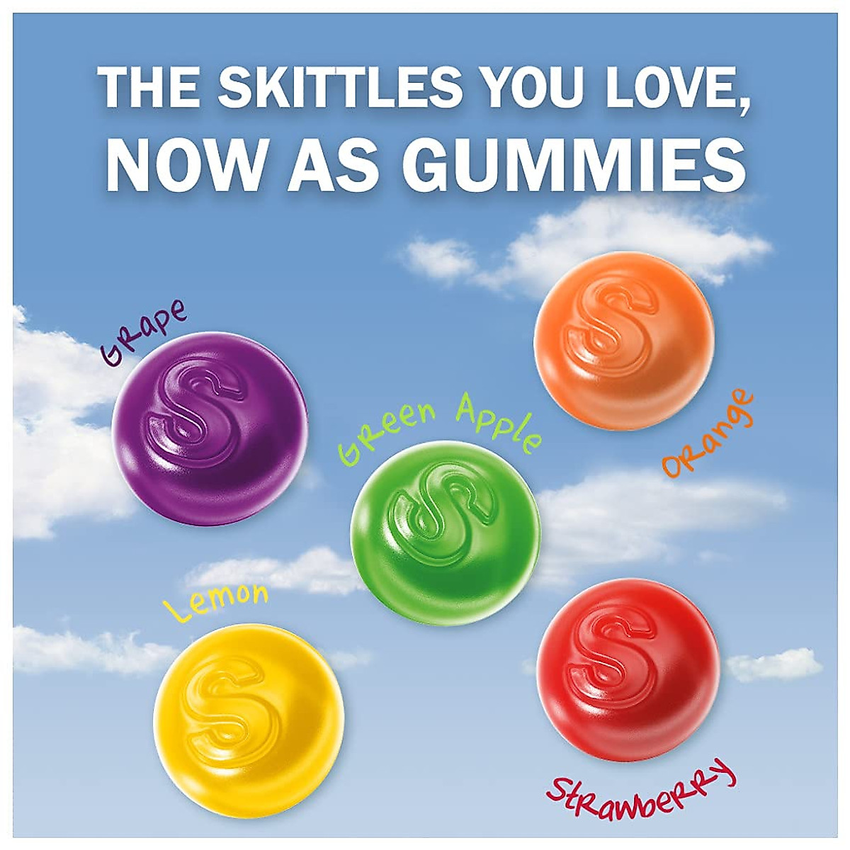 SKITTLES Gummy Candy Original and Wild Berry 5.8oz Bag Bundle - Includes 4 Bags - 23.2 Total Oz