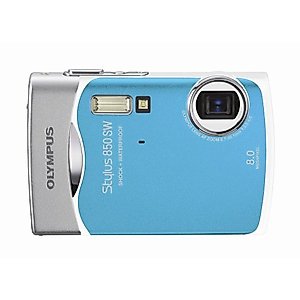 Olympus Stylus 850SW 8MP Digital Camera with 3x Optical Zoom (Blue)