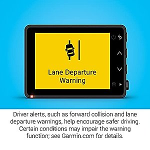Garmin Dash Cam 57, 1440p and 140-degree FOV, Monitor Your Vehicle While Away w/ New Connected Features, Voice Control, Compact and Discreet, Includes Memory Card