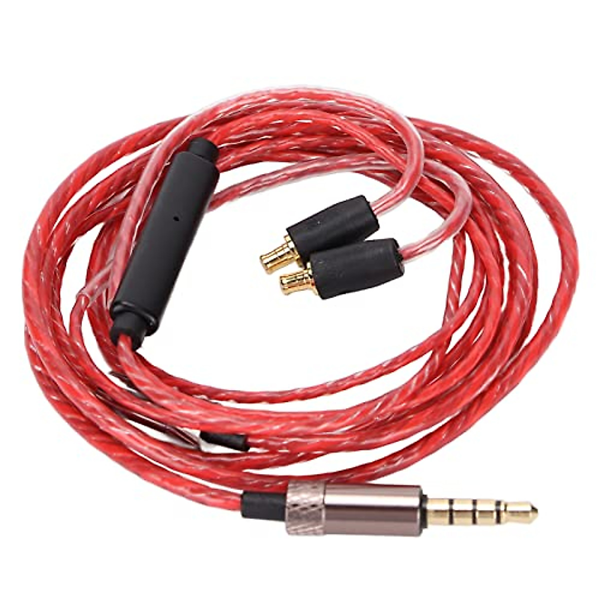 Earphone Cable, Strong Corrosion Resistance Ergonomic Audio Cord for CKR90 CKR100 LS50 LS70 for E50 E70 LS200 LS300 LS400