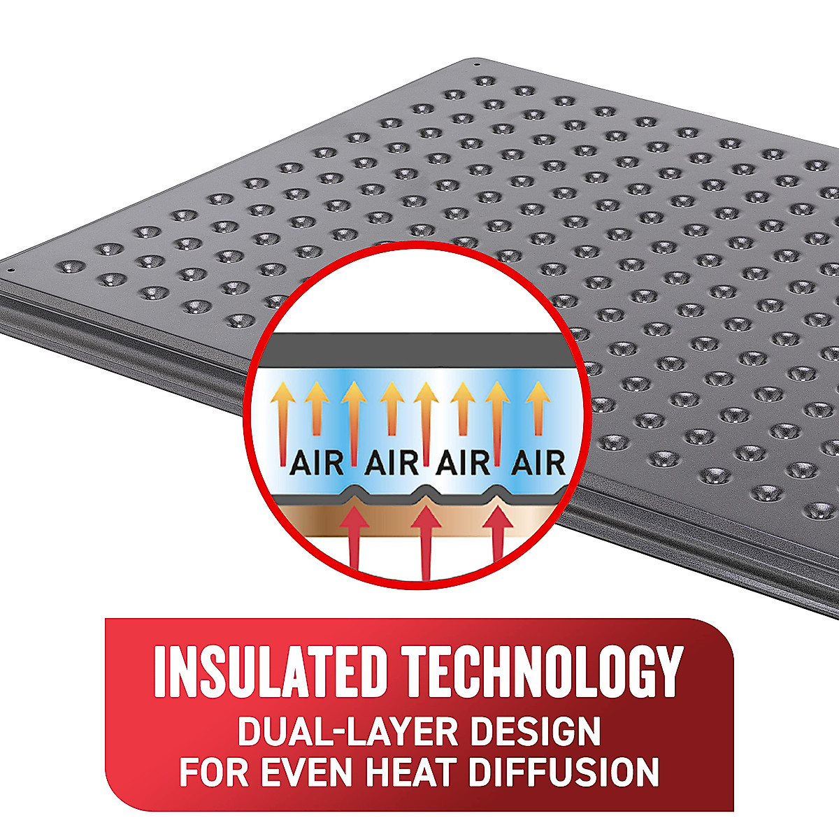 T-fal airbake Cookie Sheet, 16 x 14, Dark Non-stick