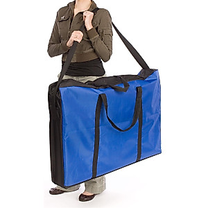 Displays2go Portable Display Panel System, includes 6 Show Panels, Folding Design, Hook & Loop-Receptive Fabric – Black (T6PNLBK)