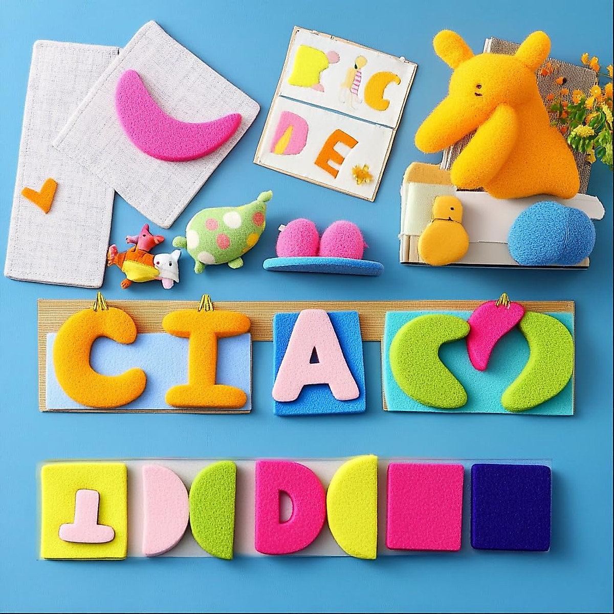 22pcs, Felt Fabric Sheets for Crafts, 12" x 8" Felt Fabric Sheets, 1mm Thick, Felt Paper for Sewing Craft, Non-Woven Felt Fabric for Sewing Patchwork Material (Green)