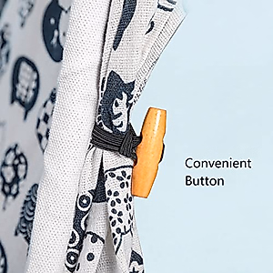 Necygoo Pet Teepee Tent with Cushion Blackboard 24" for Small Dog Cat Pet Tent Bed Puppy House