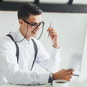 Peeper Keepers Eyeglass Supercord Retainer, Black, 2 Pack