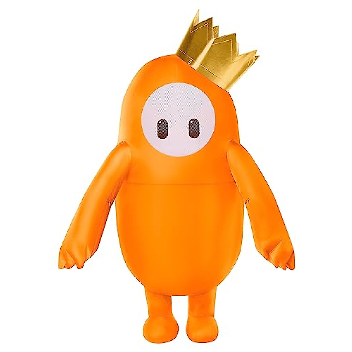 Spirit Halloween Fall Guys Kids Orange Inflatable Costume | Gaming Costumes | Funny Costumes | Fan Operated