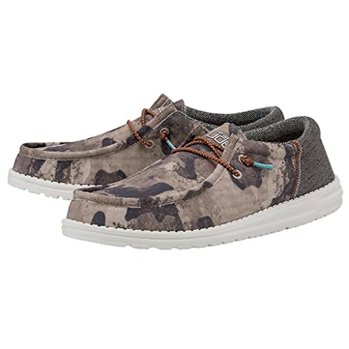 Hey Dude Men's Wally Baja Beachcomber Size 11 | Men's Shoes | Men's/Women's Lace Up Loafers | Comfortable & Light-Weight