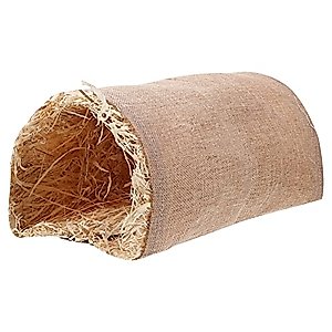UKCOCO Hamster Tunnel Tube, Small Animals Hideout Nest DIY Arched Hiding Interactive Toy for Rabbit Squirrel Chinchilla Ferrets Rat