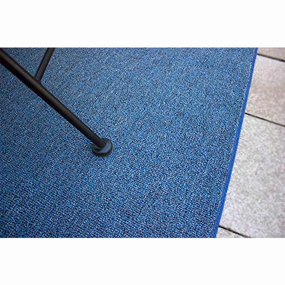 12'X12' Square - Cobalt - Indoor/Outdoor Area Rug Carpet, Runners & Stair Treads with a Premium Nylon Fabric Finished Edges