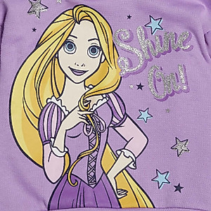 Disney Princess Rapunzel Toddler Girls Fleece Hoodie and Leggings Outfit Set 4T