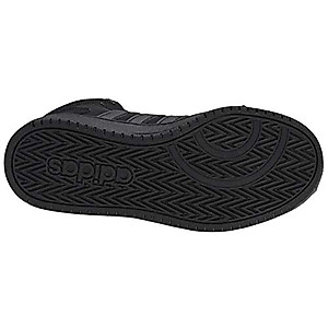 adidas Men's Hoops 2.0 MID Sneaker, core Black/core Black/Grey Six, 9.5 M US