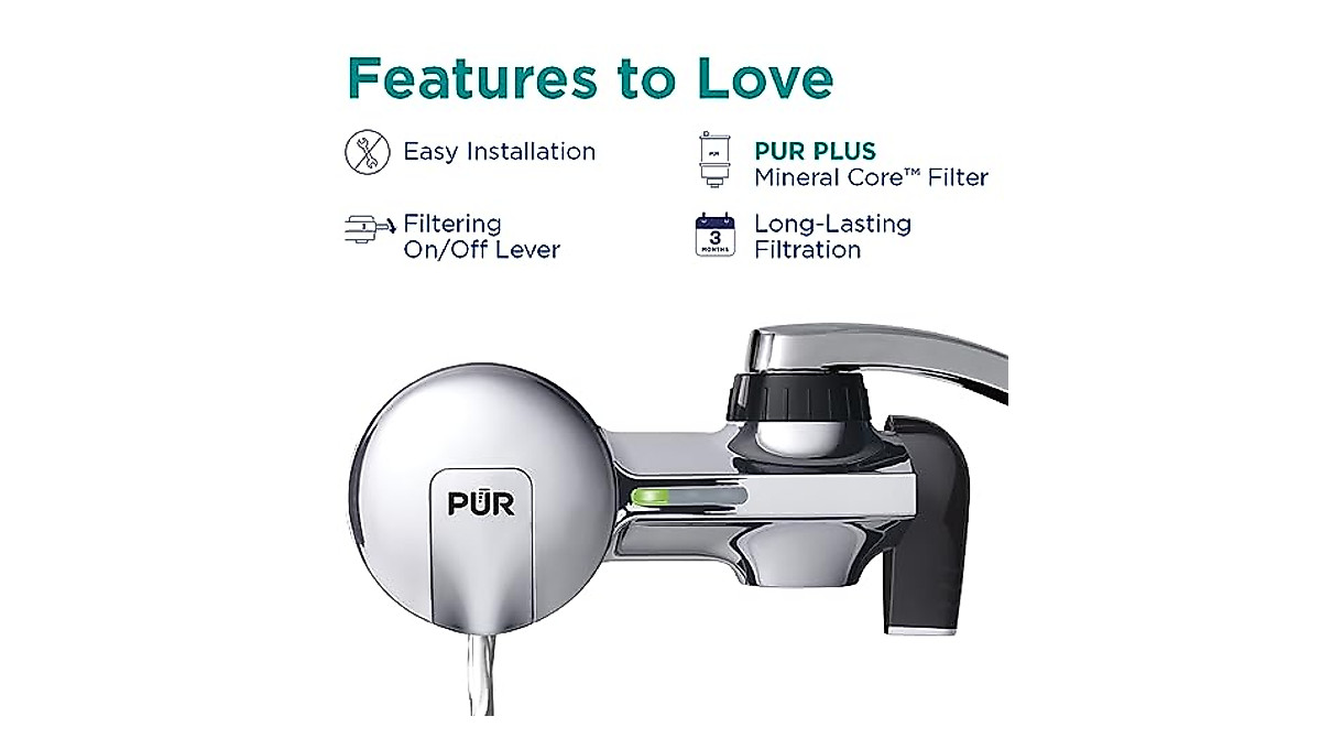 PUR PLUS Faucet Mount Water Filtration System