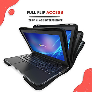 UZBL Case for HP Chromebook 11 G9 EE & for HP Chromebook 11 G8 EE | Protective Air Hard Shell Polycarbonate Laptop Clear Case Cover | Student-Proof Protection