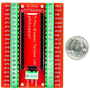jujinglobal RPi PICO Breakout Board Module Soldered with Terminal Block 3.81mm Compatible with Raspberry PI PICO