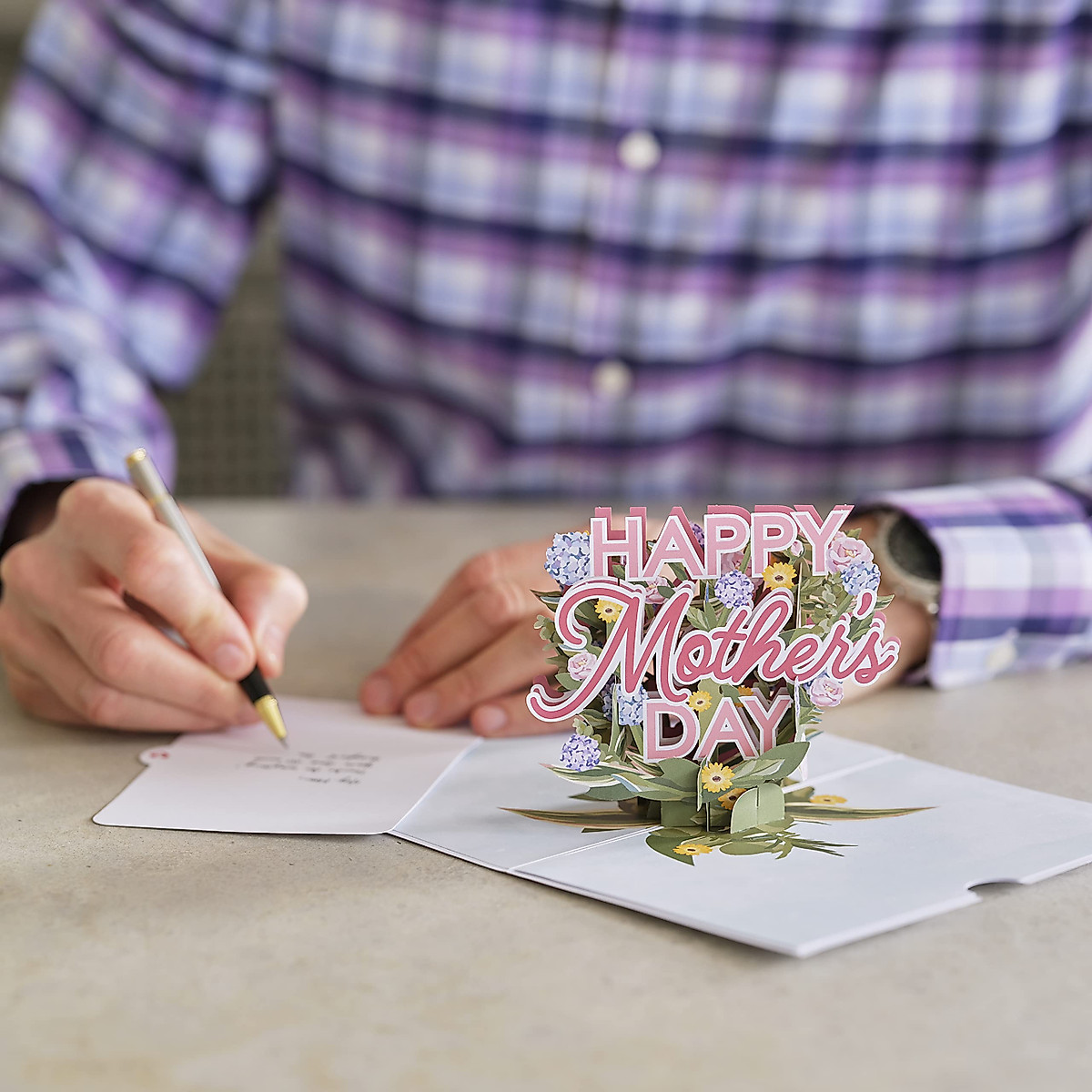 Lovepop Happy Mother's Day Hydrangeas Pop-Up Card, 5 x 7”, Unique Flower Card for Mom or Daughter