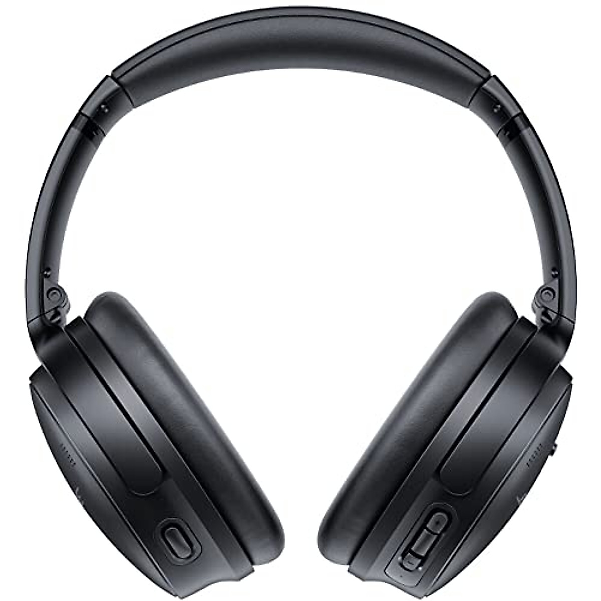Bose QuietComfort 45 Wireless Noise-Canceling Headphones (Triple Black) Bundle with Headphone Stand + USB Wall Adapter + Headphone Cleaning Kit (Renewed)