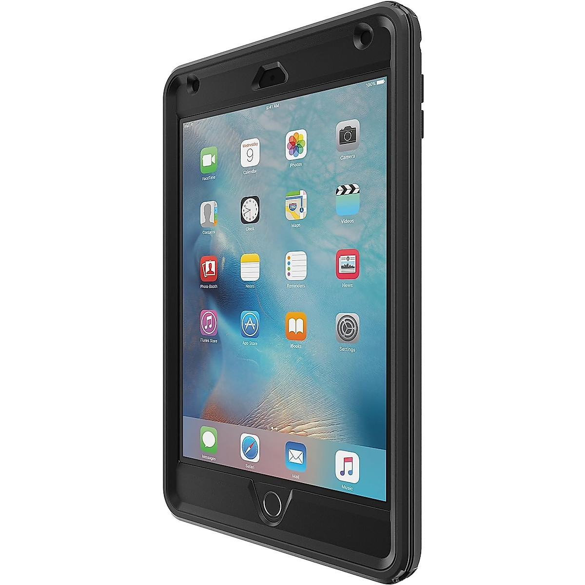 OtterBox Defender Series Case for iPad Mini 4 (ONLY) - Retail Packaging - Black