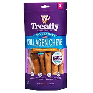 Treatly USA Collagen Chip Rolls Assorted Dog Chew Treats - Chicken Marinade Flavor, 10oz/1 Pack