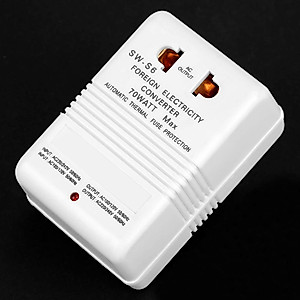 Voltage Converter 70W 110V/120V to 220V/240V Step-Up&Down Voltage Converter Transformer for Travel