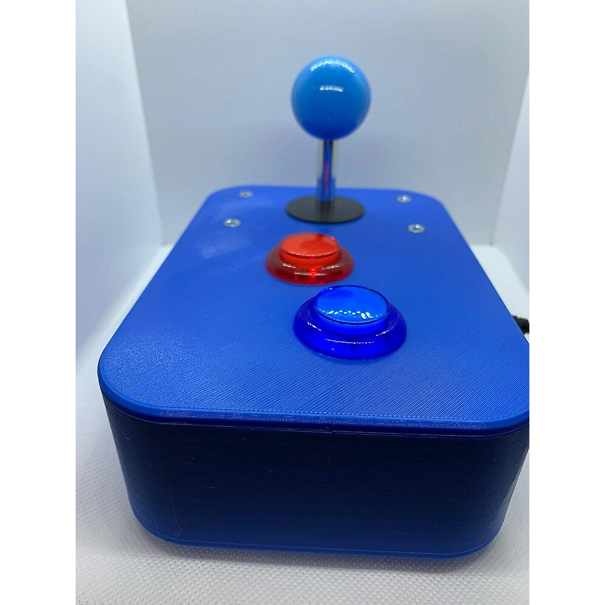 Atari Joystick 7800 2600 Controller Control Arcade Stick Handmade 3D Printed Case Blue