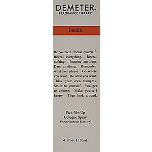 Demeter Cologne Spray, Bonfire, 4 Ounce