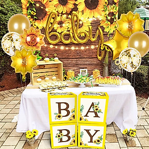 8PCS Sunflower Birthday Balloons Aluminum Foil Sunflower Shaped Mylar Balloons for Summer Sunshine, Birthday, Baby Shower, Wedding Party Decorations (Style 1)