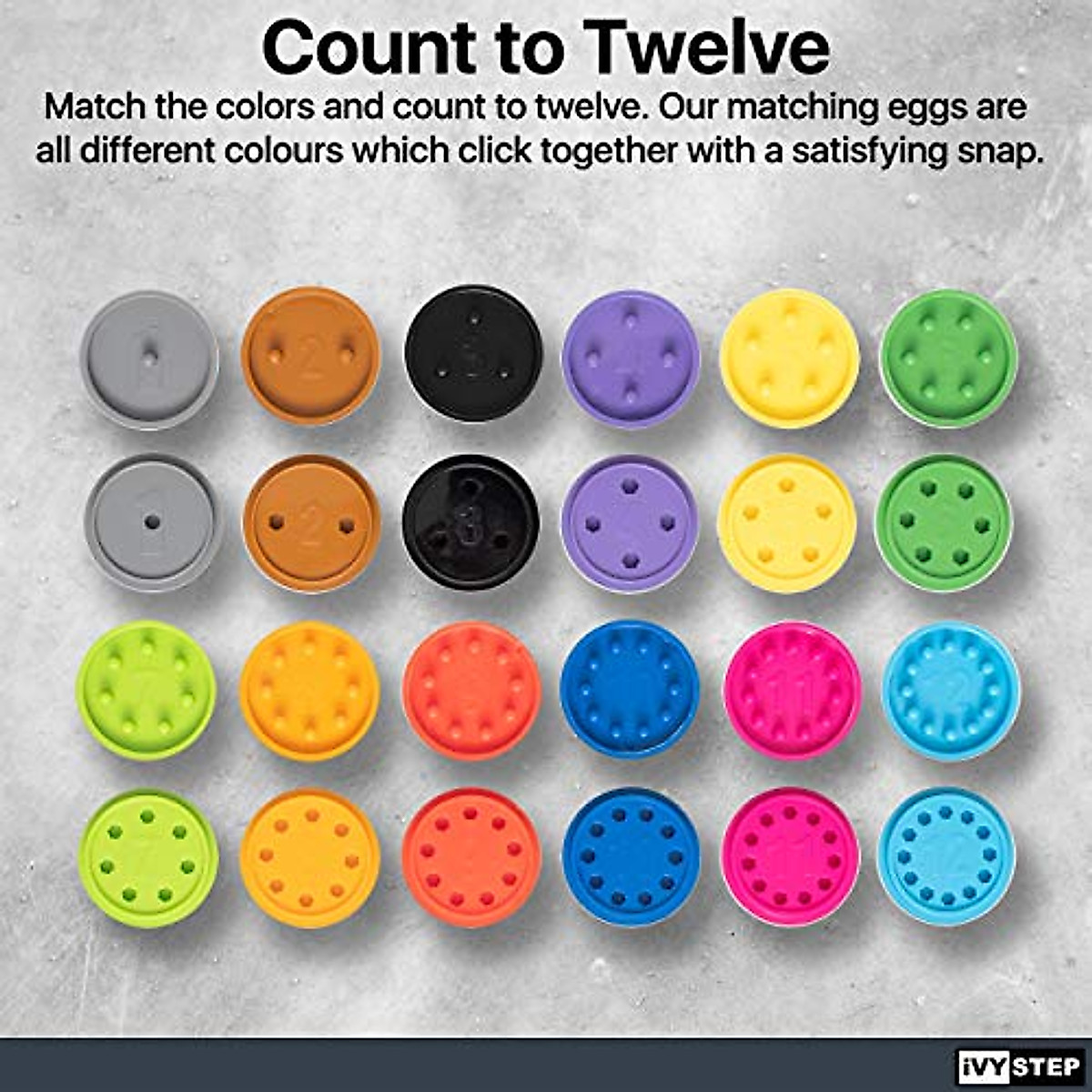 Matching Dinosaur Toy Egg Set for Toddlers – Educational Dino Eggs Fun Easter Basket Stuffers, Learning Games & Resources, Puzzle Game, Party Supplies, & Party Favor - Toys for Baby Boy, Girl, Toddler