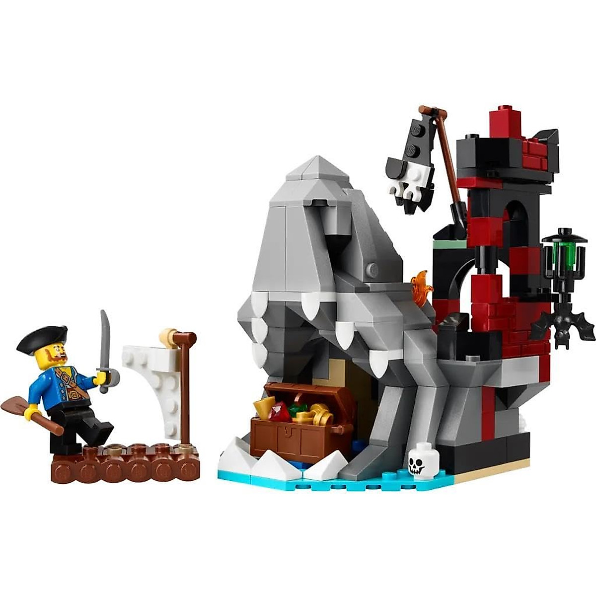 LEGO Scary Pirate Island GWP Building Set (40597, 214 pcs)