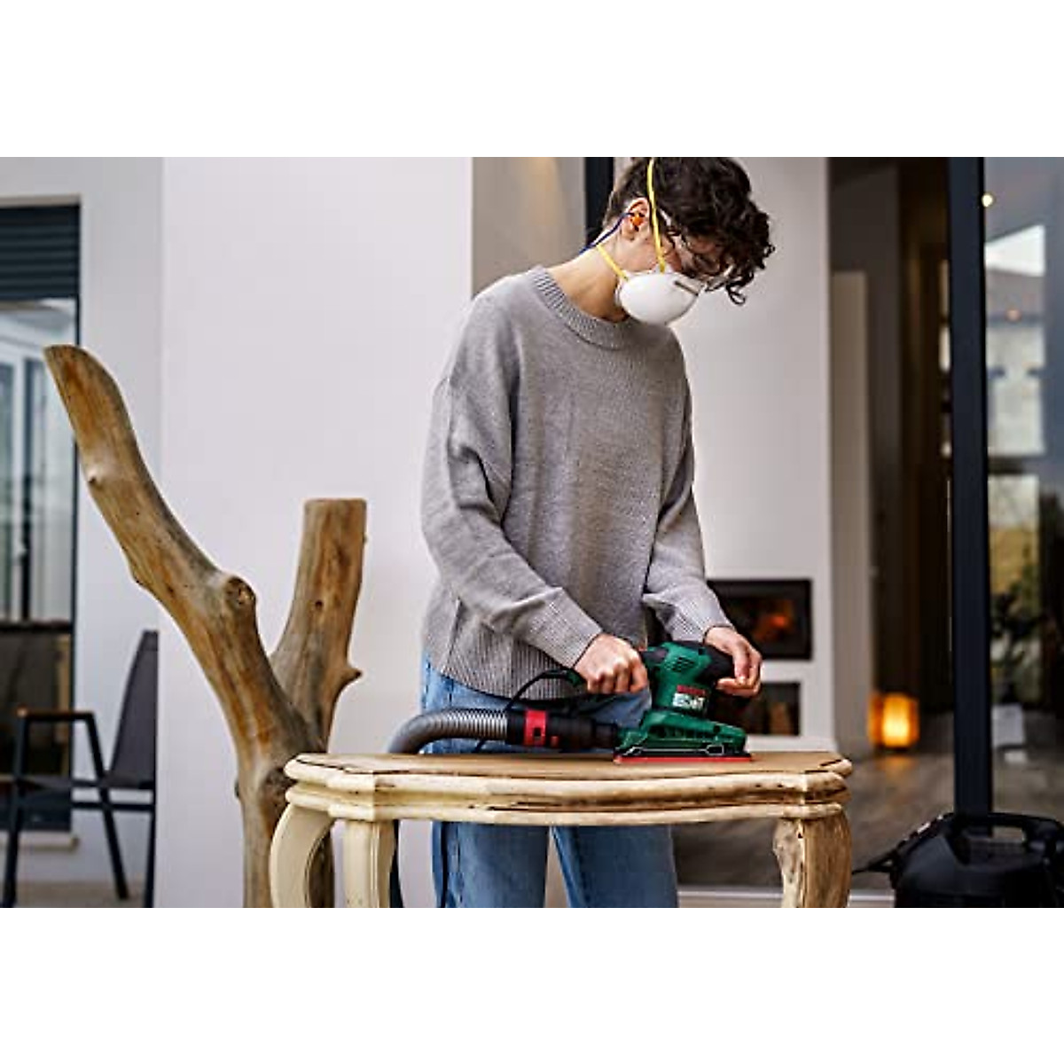 Bosch Home and Garden 2607017108 Sanding Sheet-Set for Orbital Sanders, Red, 93 x 230 mm