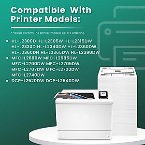 GREENBOX Compatible Toner Cartridge Replacement for Brother TN660 TN-660 TN630 for Brother HL-L2300D DCP-L2520DW DCP-L2540DW HL-L2360DW HL-L2320D HL-L2380DW MFC-L2707DW Printer (2 Black)