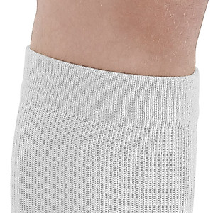 Ames Walker AW Style 630 Sports Performance 15-20 mmHg Moderate Compression Knee High Socks White Medium